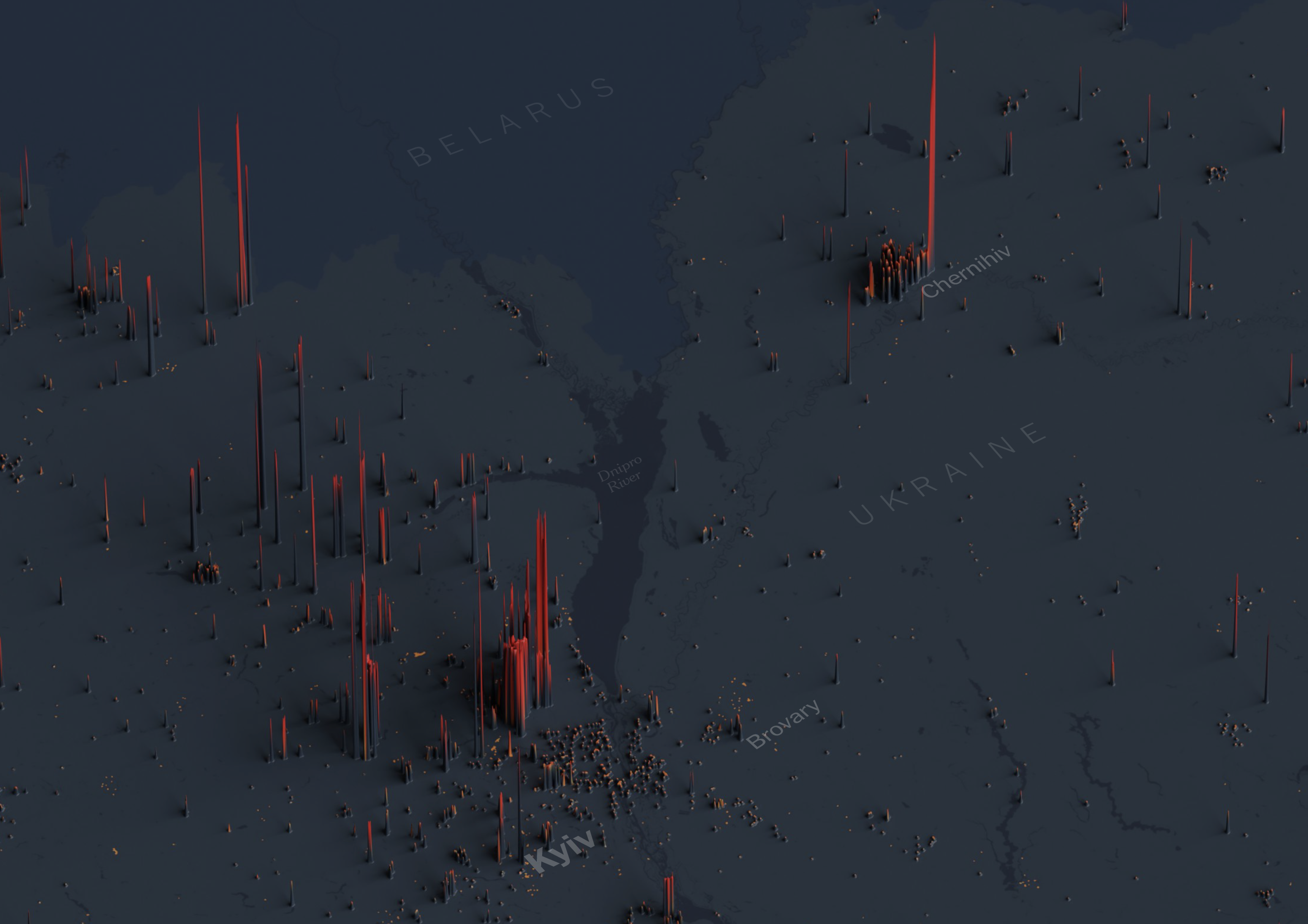 Visualizing the destruction in Ukraine: A years-long project following ...